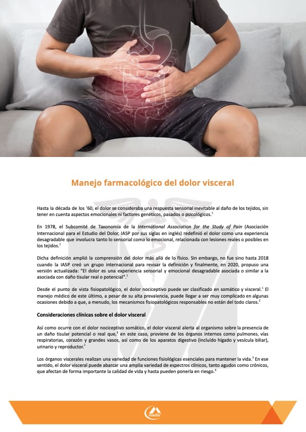 Manejo farmacológico del dolor visceral - Medical Medix®